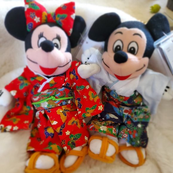Disney | Other | Rare Tokyo Disney Mickey Minnie Mouse Plush | Poshmark